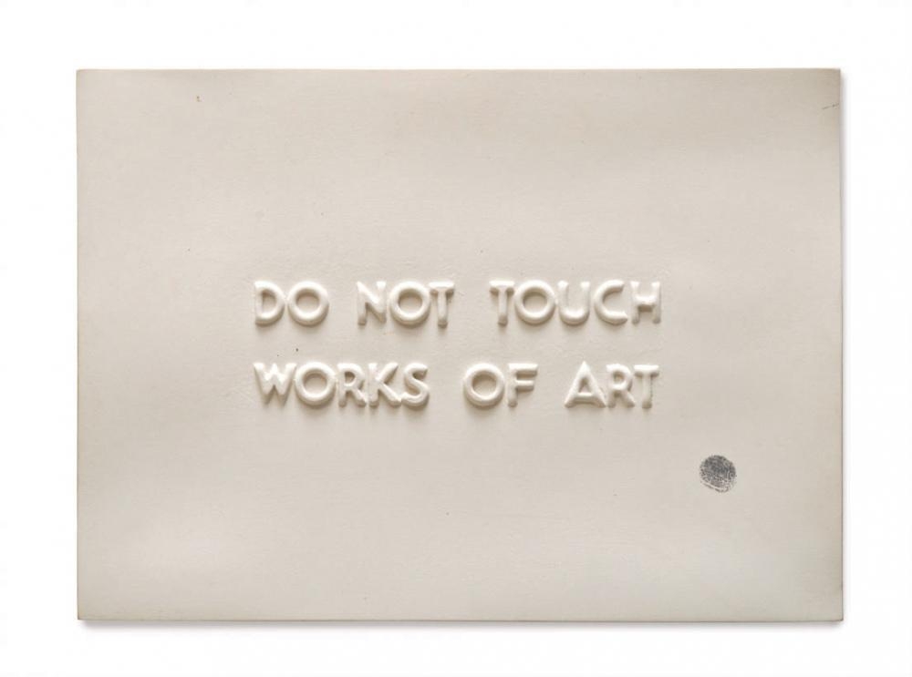 Gifford Myers | DO NOT TOUCH WORKS OF ART (1979) | MutualArt