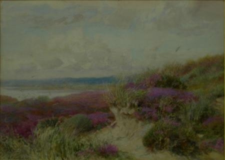 Arthur Hopkins | THE FORESHORE AT STUDLAND WITH A CORNER OF LITTLESEA ...