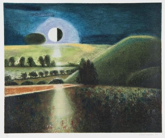 David Inshaw | Marlborough Landscape (1994) | MutualArt