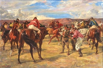 Ivor Hele | The Circus | MutualArt