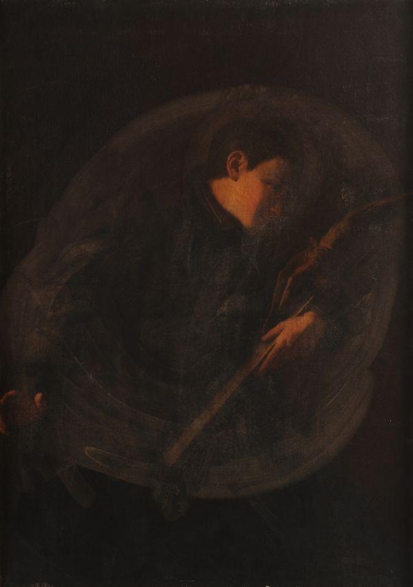 Pierre Subleyras | Contemplating the cross | MutualArt