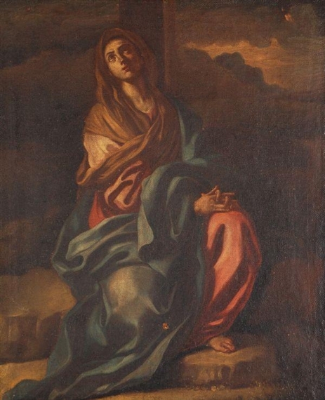Francesco Solimena | The Madonna at the foot of the Cross | MutualArt