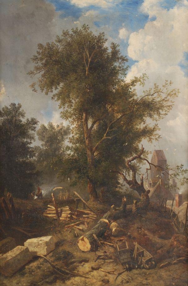 Robert Russ | The wood yard | MutualArt