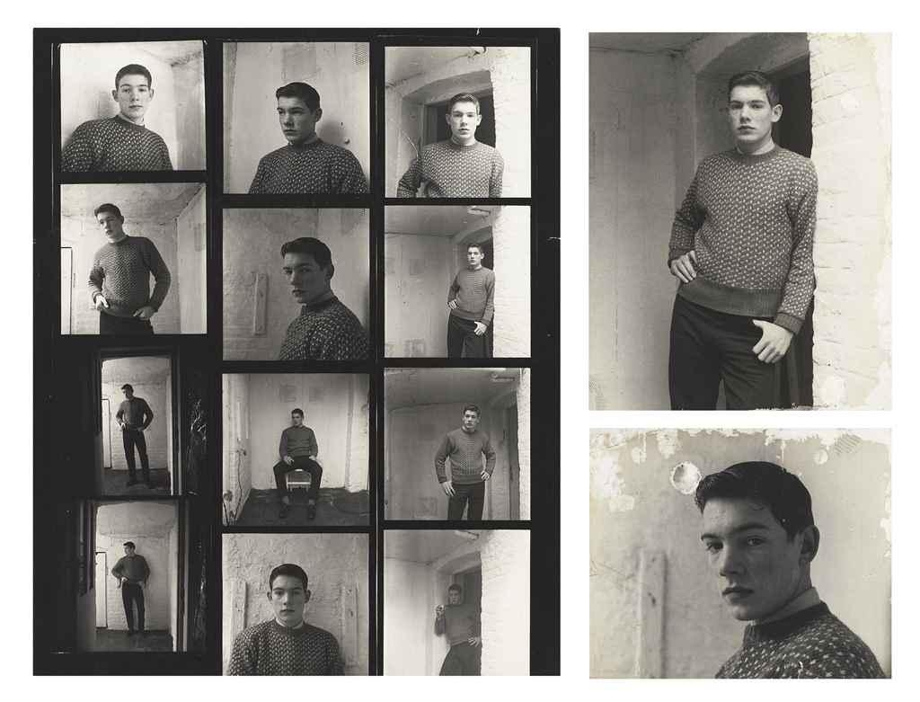 John Deakin | Sebastian Barker, two portraits and a contact sheet (1961 ...