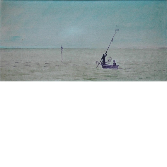 Leonid Berman | 3 Works: Venice; Two Fishermen, Chesapeake Bay ...