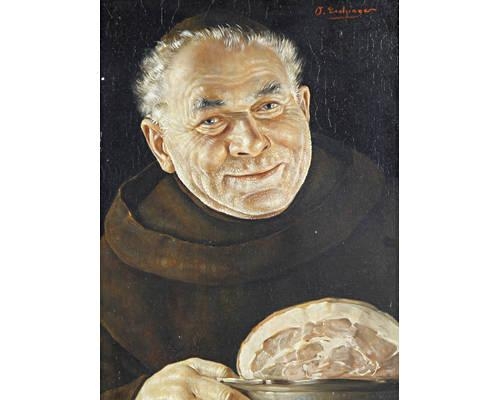 Otto Eichinger | Portrait of a monk | MutualArt
