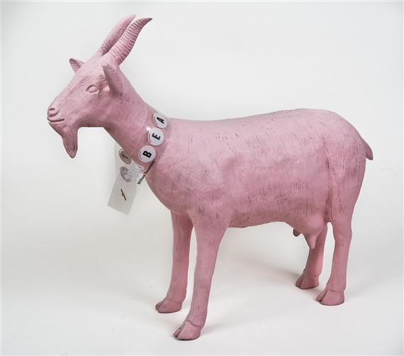 William Sweetlove | PINK GOAT - ROZE GEIT - CHÈVRE ROSE | MutualArt