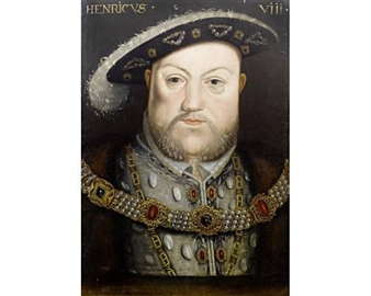 Hans Holbein the Younger | Portrait of Henry VIII (1491-1547), half ...