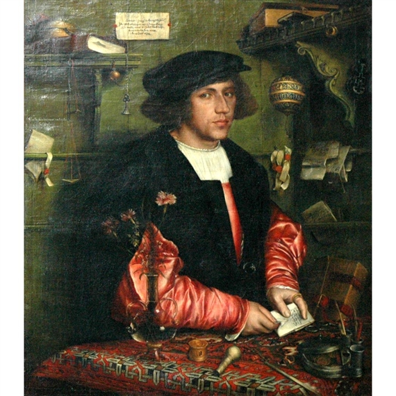 Hans Holbein the Younger | Portrait of Georg Giesze | MutualArt