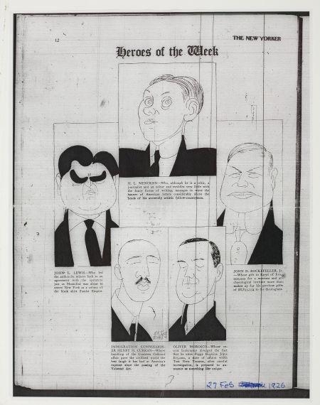 Ralph Barton | Heroes of the Week, The New Yorker magazine story ...