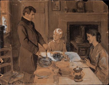 Bernard Jacob Rosenmeyer | Sunday Dinner (1913) | MutualArt