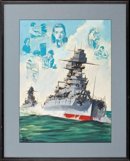 Adolph Treidler | War Ships | MutualArt