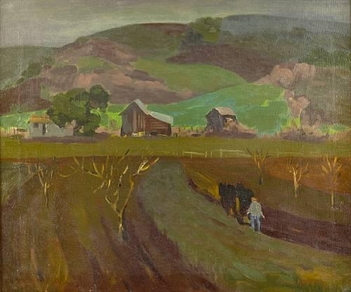 Aaron Kilpatrick | Plowing for Spring Planting | MutualArt