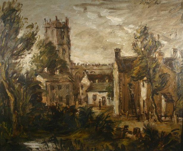 David Griffiths | Village scene | MutualArt