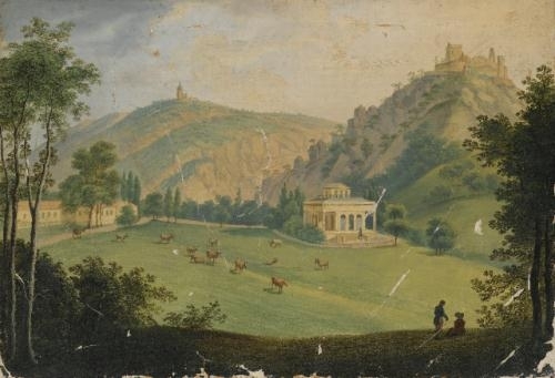 Ferdinand Runk | The Mudling ruins and the Schweizerhaus | MutualArt