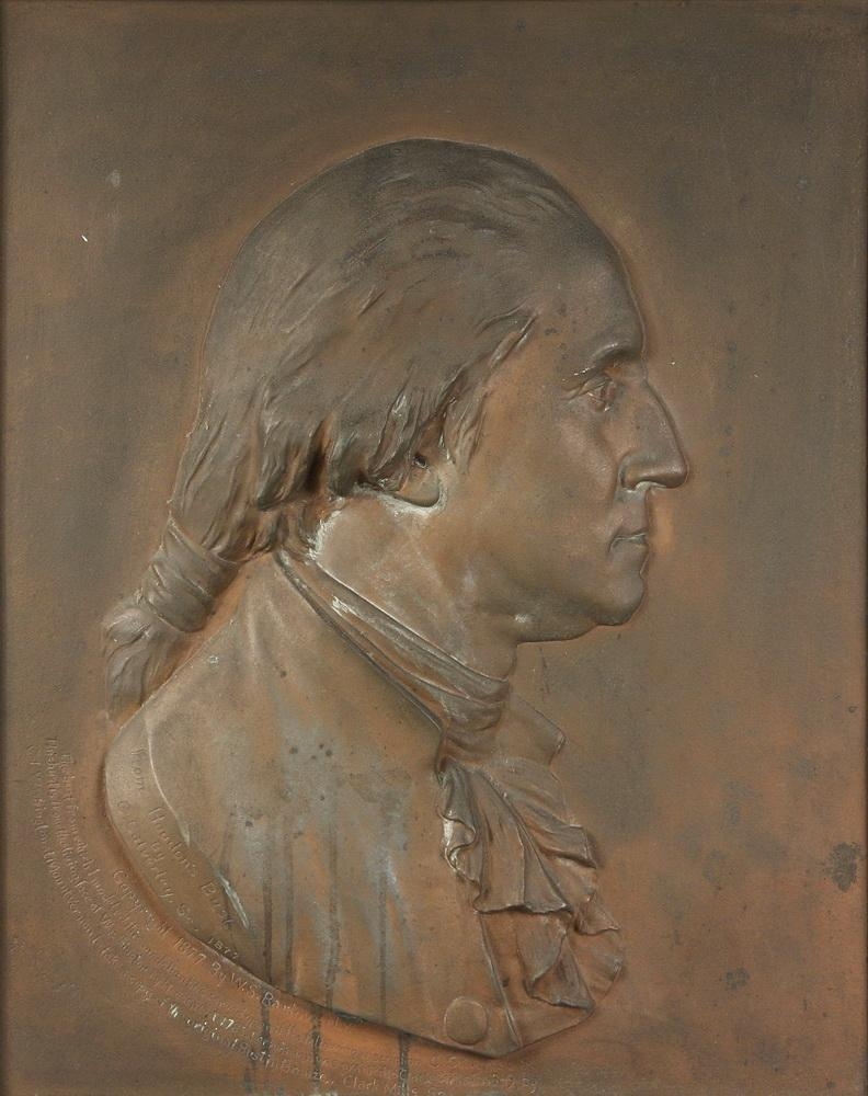 Charles Calverley | Bas Relief Bust Portrait Plaque of George ...