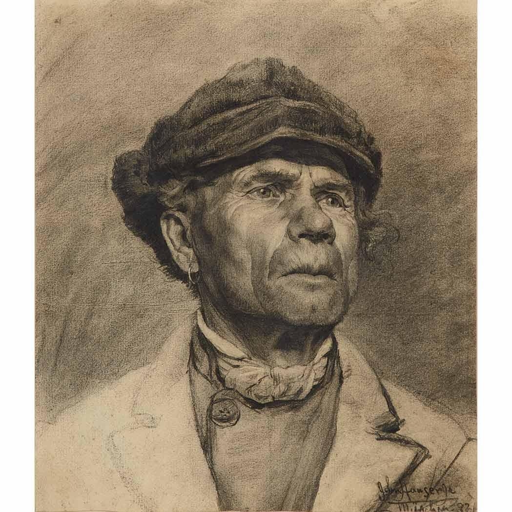 John Hauser | Portrait of a Man (1892) | MutualArt
