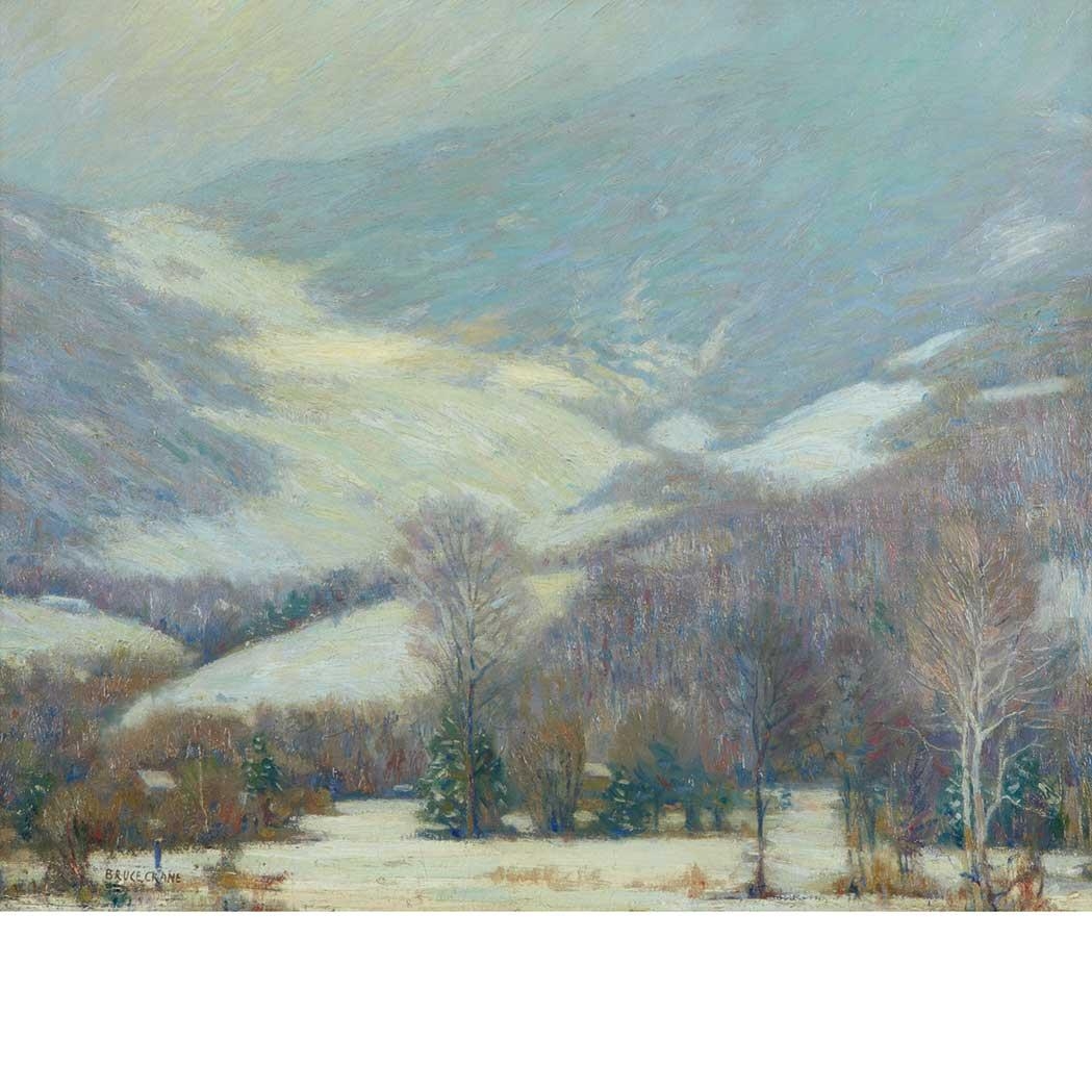 Bruce Crane | WINTER LANDSCAPE | MutualArt