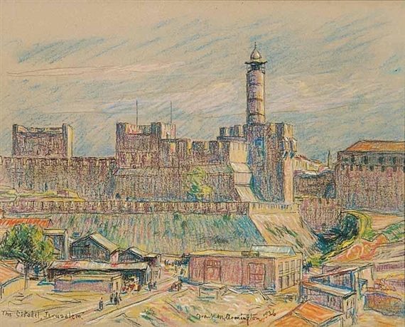 Frank Milton Armington | The Citadel, Jerusalem (1936) | MutualArt