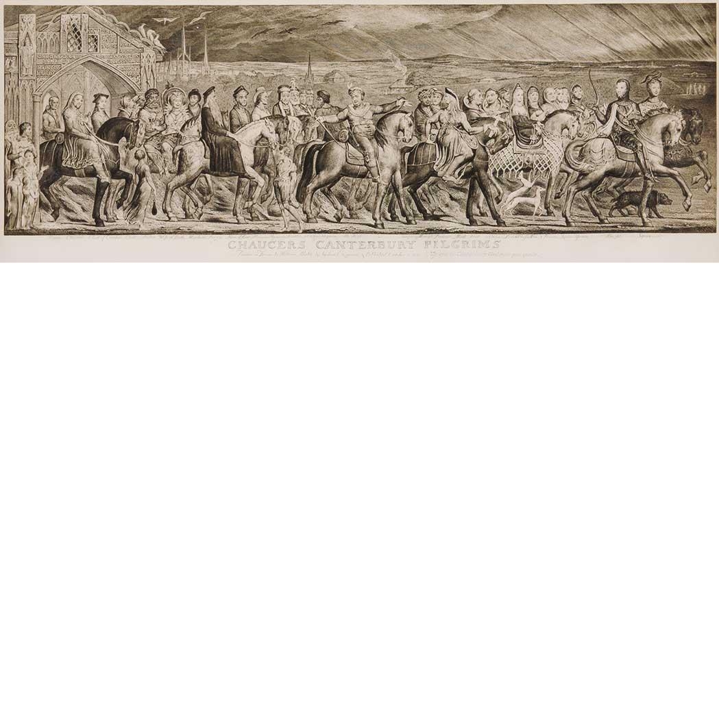 William Blake | Chaucer's Canterburry Pilgrims (1810) | MutualArt