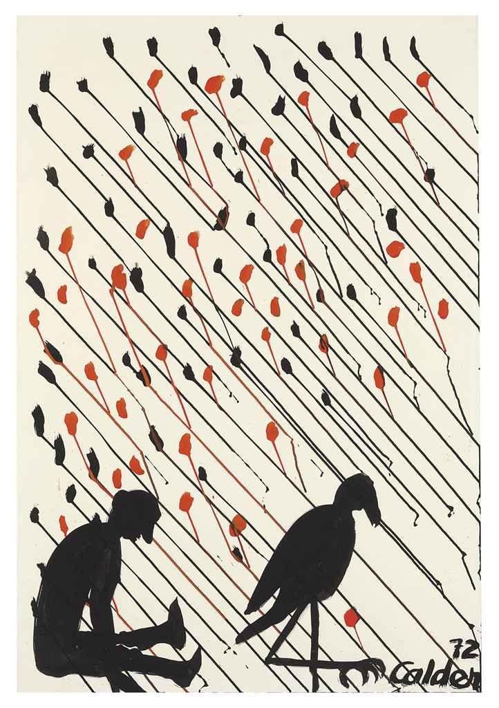 Alexander Calder | STRIPED FACE (1970) | MutualArt
