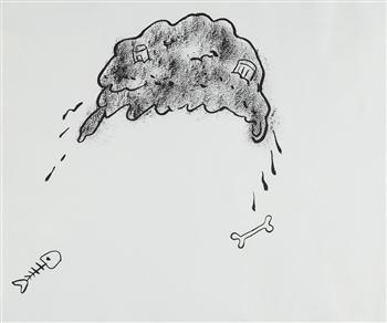 Mike Kelley | GARBAGE DRAWING NO. 42 (1988) | MutualArt