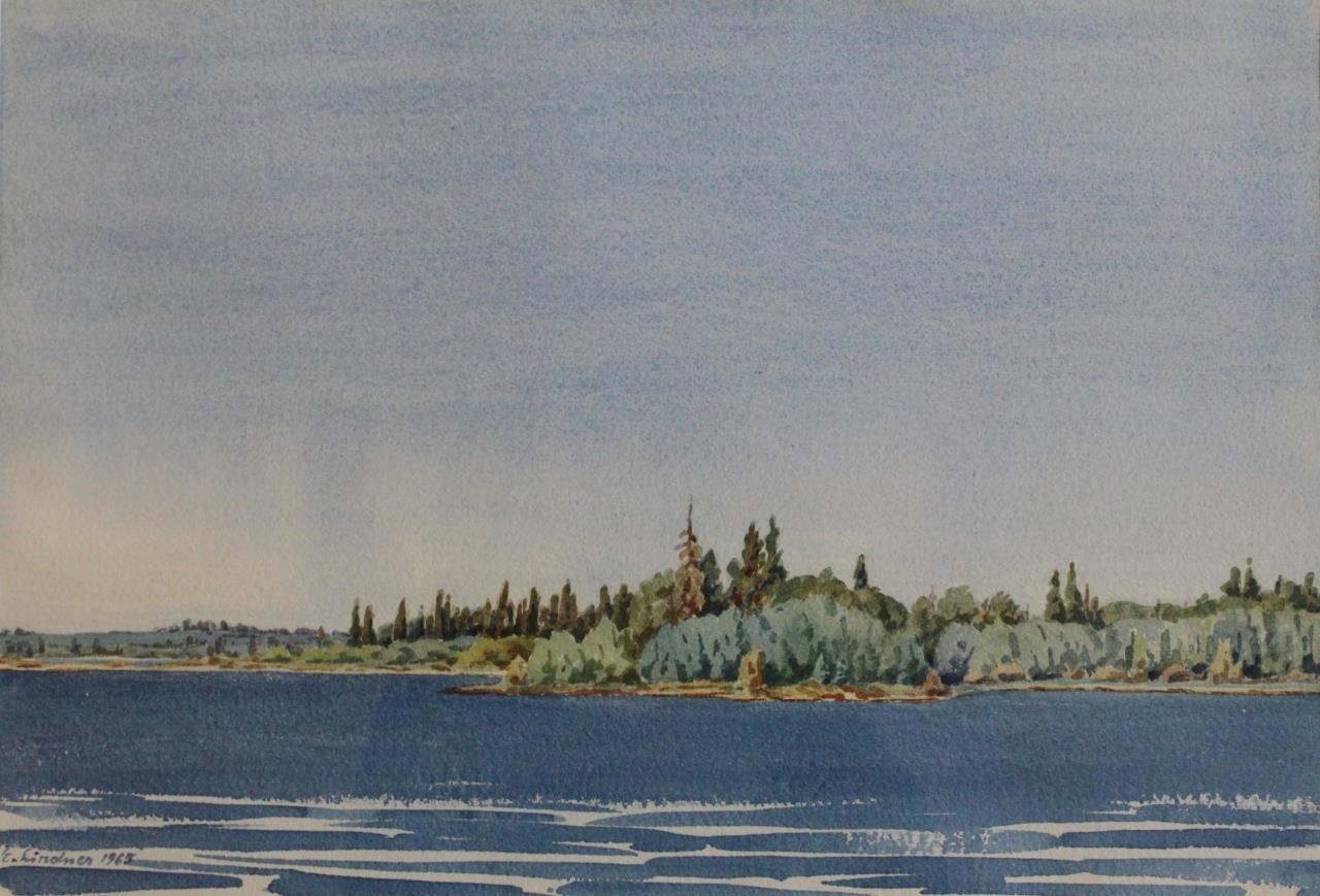 Ernest Lindner | emma lake (1965) | MutualArt