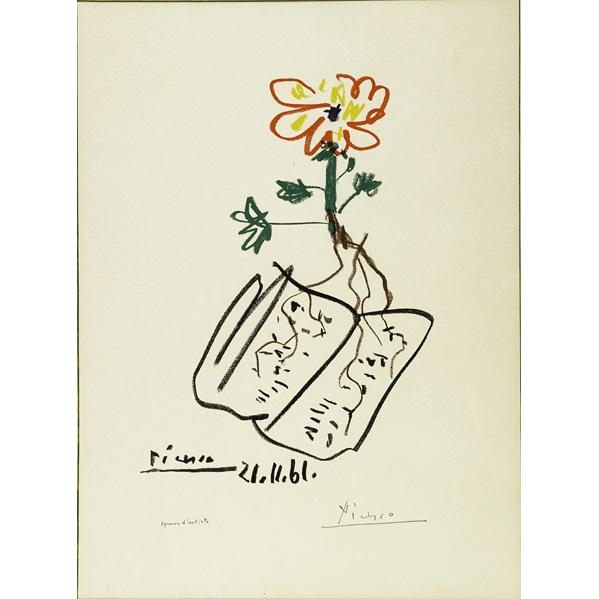 Pablo Picasso | Poster for Bonne Fete exhibition (1961) | MutualArt