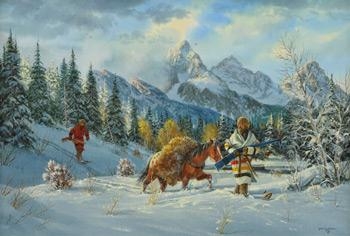 Gerry Metz | Teton Trappers | MutualArt