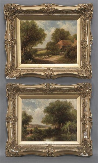 Henry Maidment | 2 works: Near Salisbury; Farm Near Sudbury | MutualArt