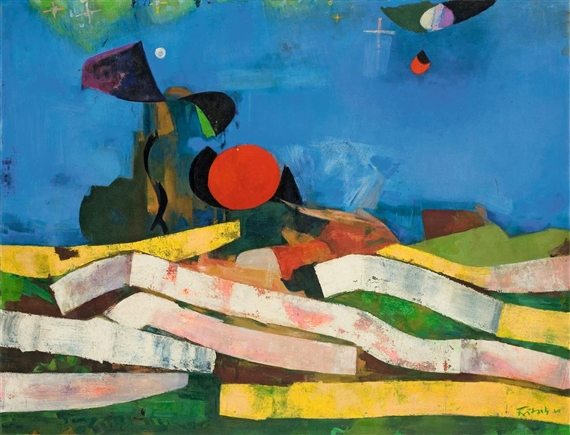 Ernst Fritsch | Sonne, Mond und Sterne erschüttern den Horiziont (1960 ...