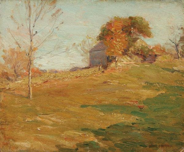 Frank Bicknell | The Old Hay Barn | MutualArt