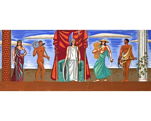 Nikos Engonopoulos | Our common Gods (1949) | MutualArt