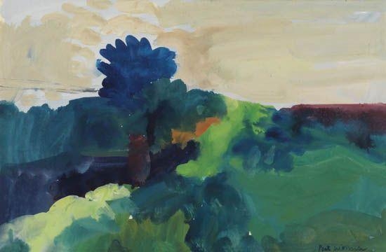Paul Wonner | Landscape with a Palm Tree | MutualArt
