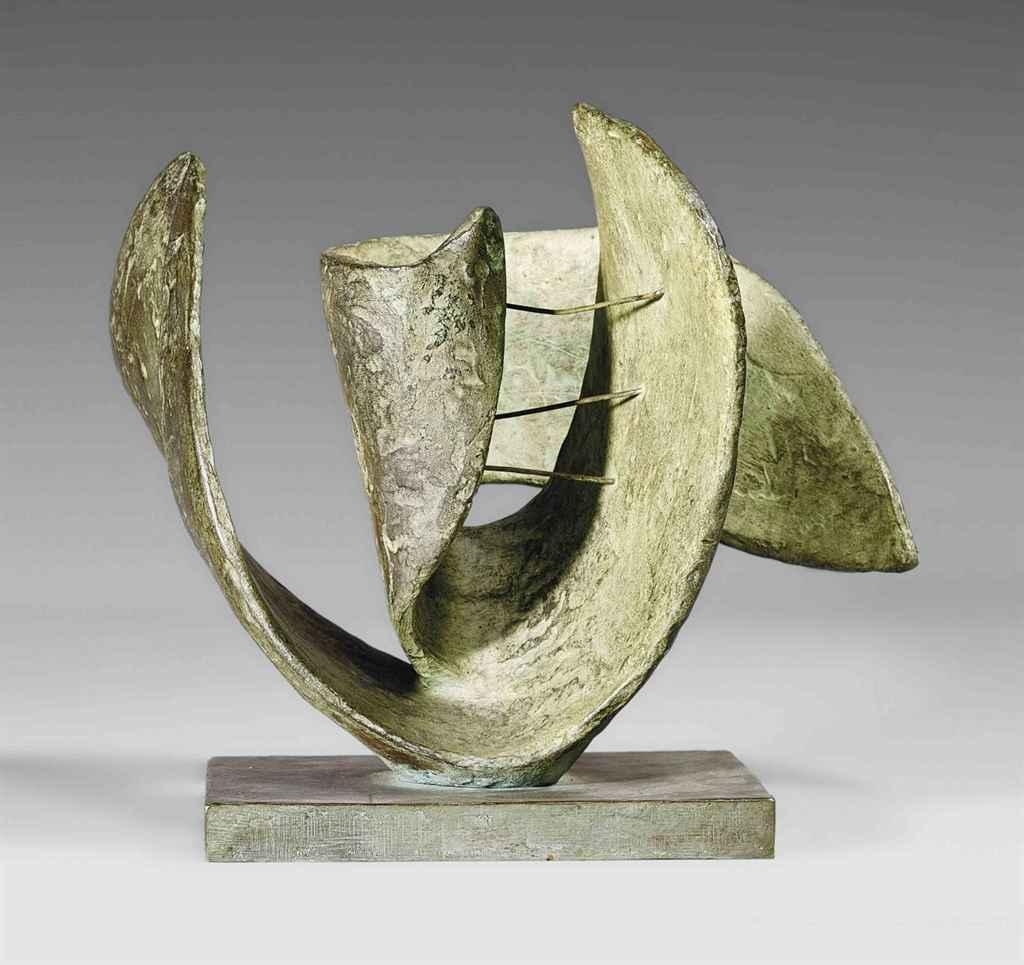 Barbara Hepworth | CURVED FORM (WAVE II) (1959) | MutualArt