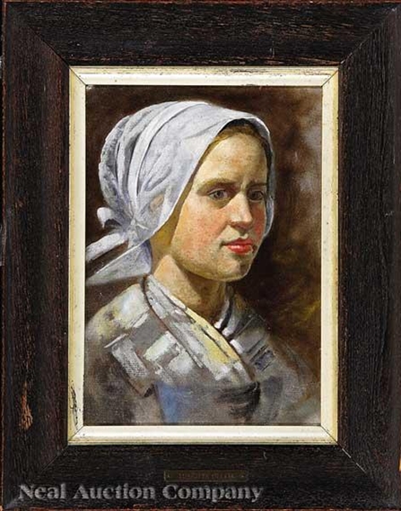 Franklin Tuttle | Portrait of a Young Woman | MutualArt