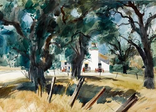 Emil Kosa Jr. | The old schoolhouse | MutualArt