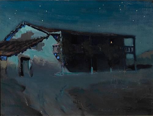 Charles Rollo Peters | Old Customs House (Monterey) under moonlight ...