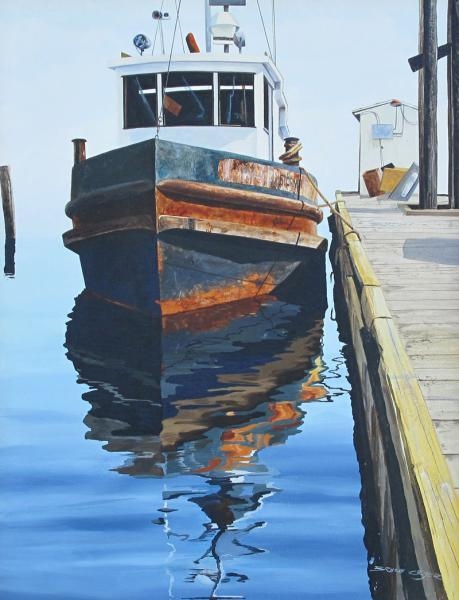 Bruce Cryer | STORMER (AT GIBSONS LANDING, BOOMER BOAT) | MutualArt