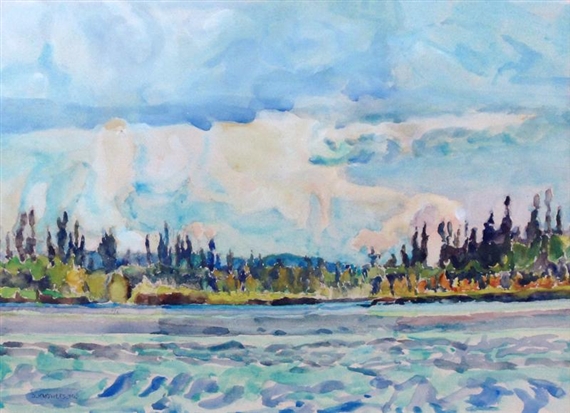 Dorothy Knowles | WAVES AT THE EDGE OF THE LAKE (1976) | MutualArt