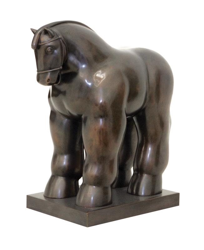 Fernando Botero | Circus woman with dog (2008) | MutualArt