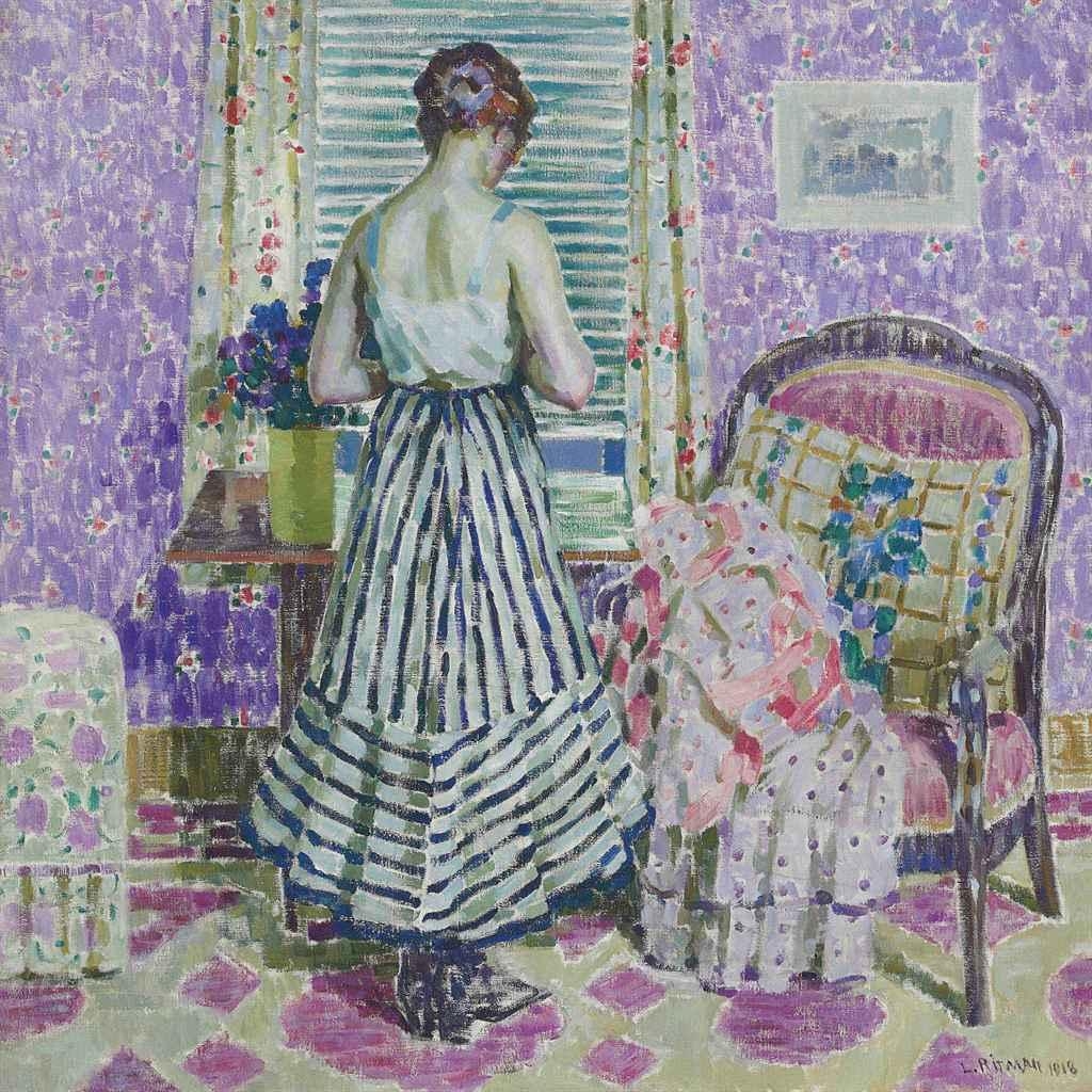 Louis Ritman | Interior (1918) | MutualArt