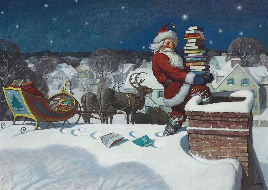 N.C. Wyeth | Santa (1920) | MutualArt