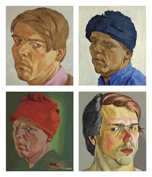 Philip Akkerman | Four works : Self-portraits | MutualArt