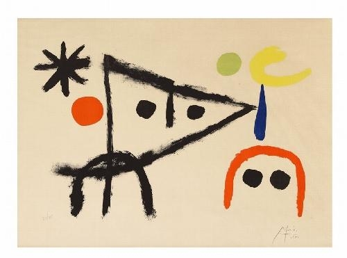 Joan Miró | Le Petit Chat (1951) | MutualArt