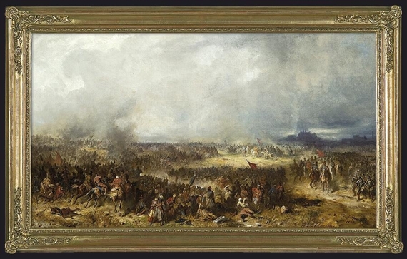 Józef Brandt | The Battle of Chocim (1865) | MutualArt