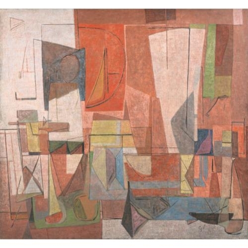Geer Van Velde | Intérieur d'atelier (1949 - 1951) | MutualArt