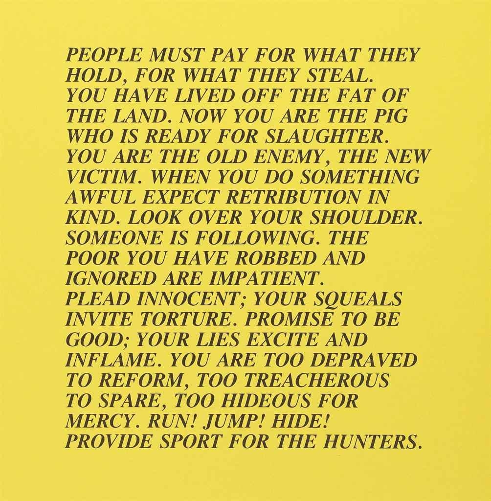 Jenny Holzer | 12 works: Truisms and Essays (1977 - 1982) | MutualArt
