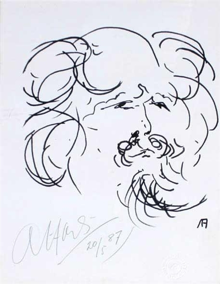 Affandi | Self Portrait 1 (1977) | MutualArt