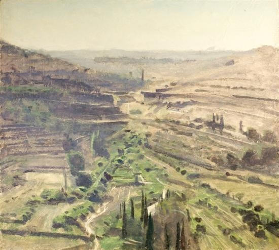 Daniel Enkaoua | Jerusalem landscape from Mount Scopus (1994) | MutualArt